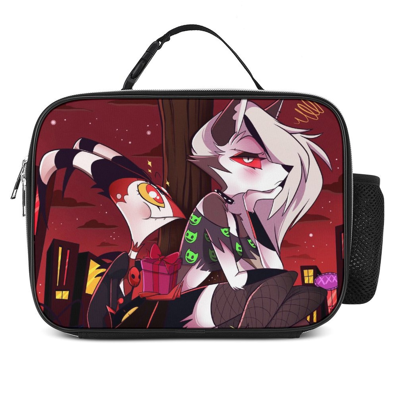 Helluva Boss Loona Moxxie Portable Lunch Bag Insulated Lunch Box ...