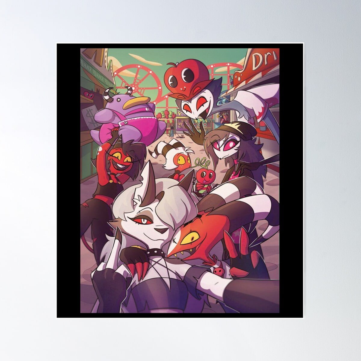 Helluva Boss Loona Poster Wall Art, Modern Wall Decor For Living Room ...