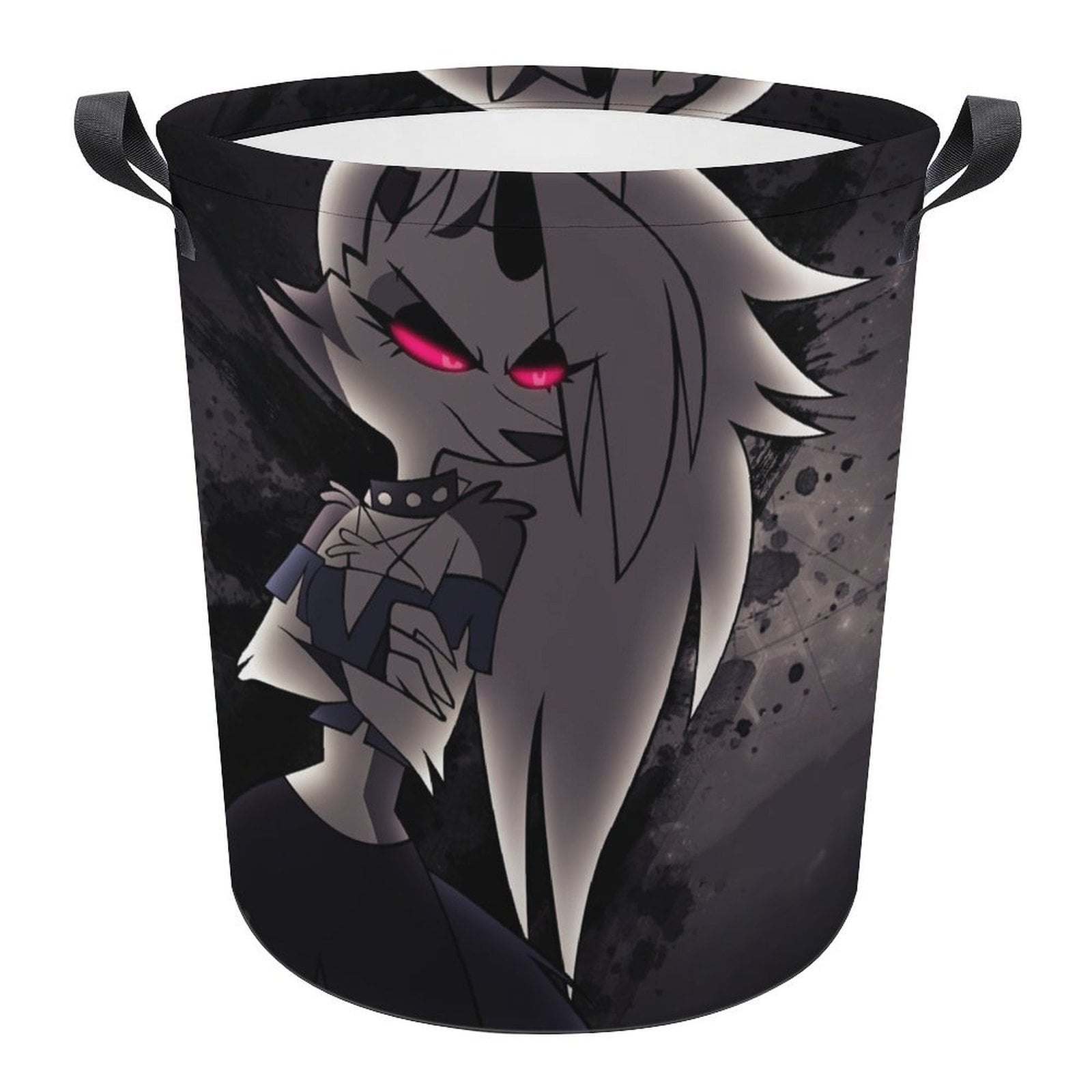 Helluva Boss Loona Receptionist Laundry Hamper Circular Foldable Large ...