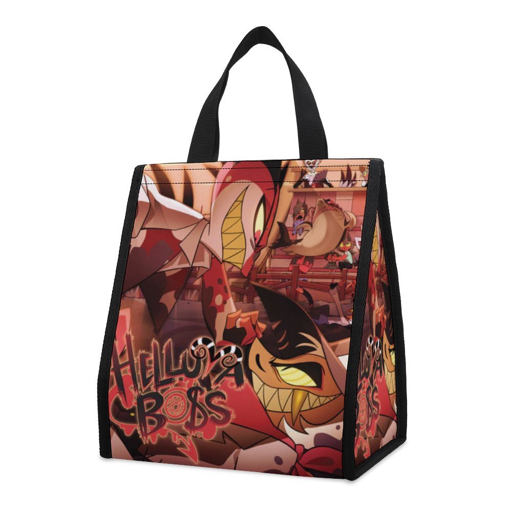 Helluva Boss Lunch Bag, Insulated Lunch Box Large Capacity Reusable ...