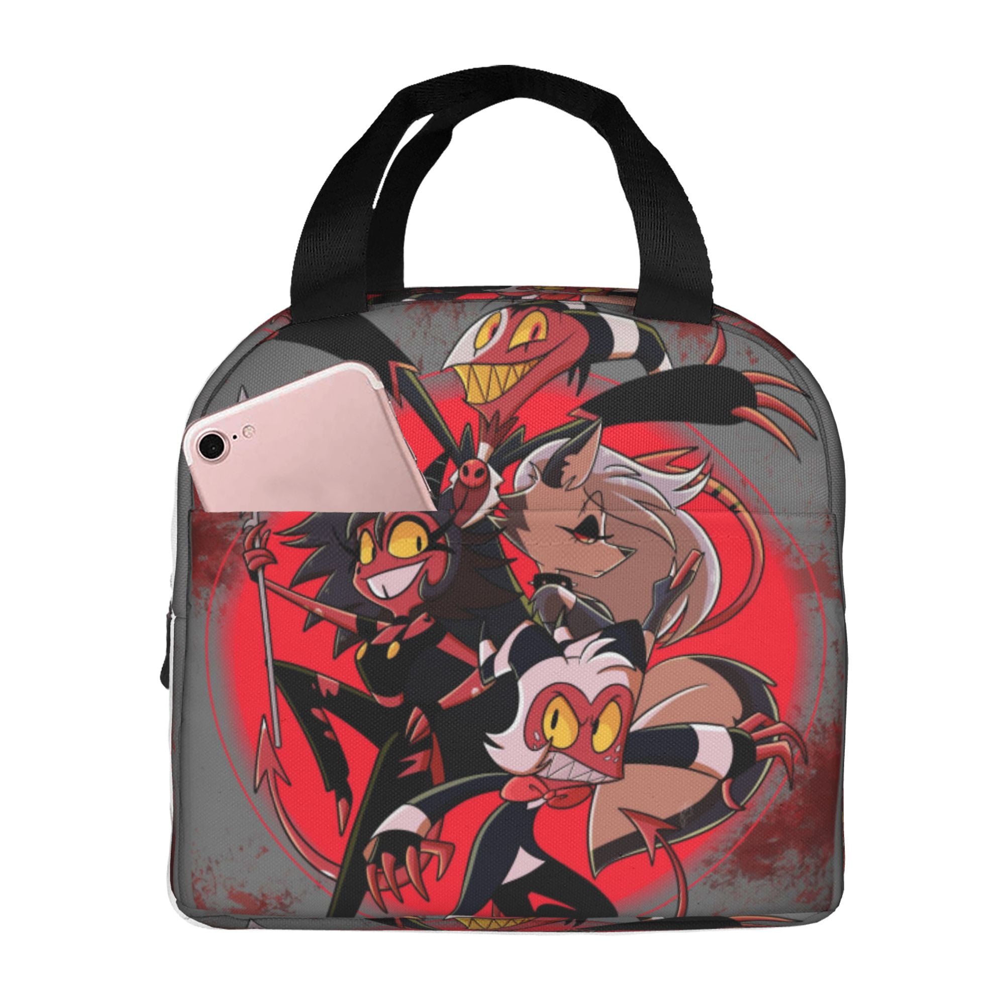 Helluva Boss Lunch Bag Lunch Bag Tote Bag Insulated Lunch Box Picnic ...