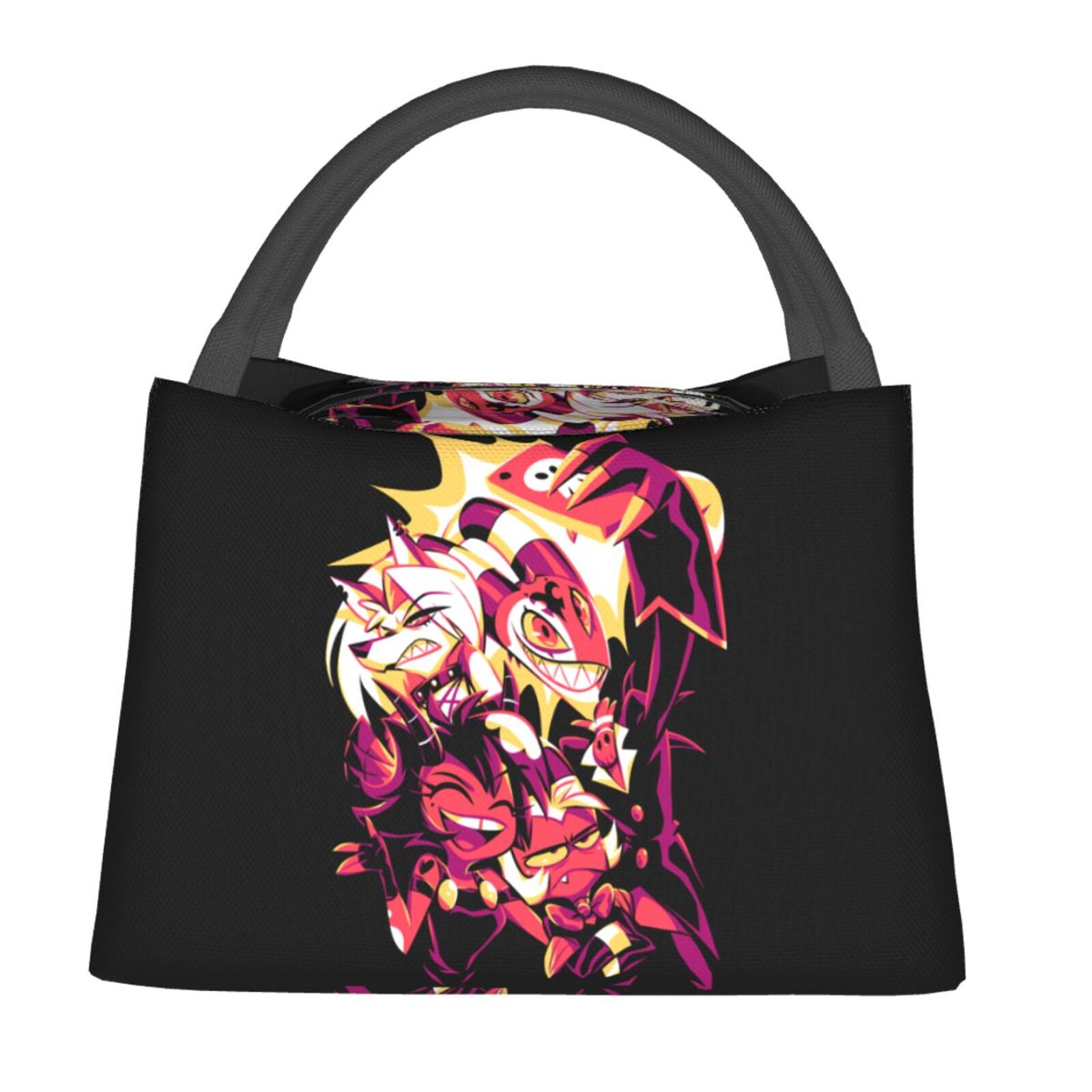 Helluva Boss Lunch Bag Portable Reusable Tote Bag Lunch Box Insulated ...