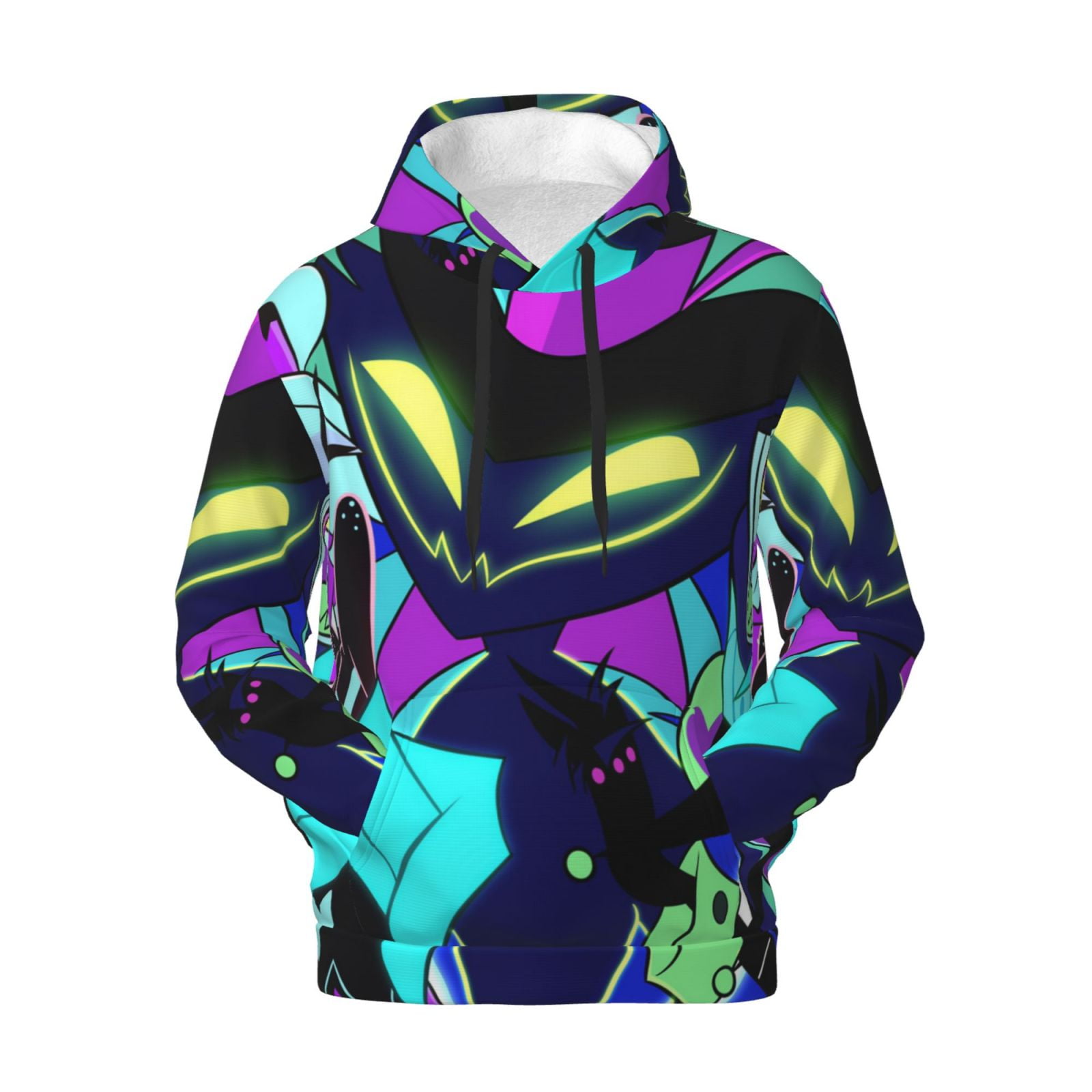 Helluva Boss Men's Hoodies Sweatshirt Soft Plush Fleece Hoody Hooded ...