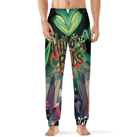 Helluva Boss Men's Lightweight Pajama Pants Soft Lounge Sleep Joggers ...