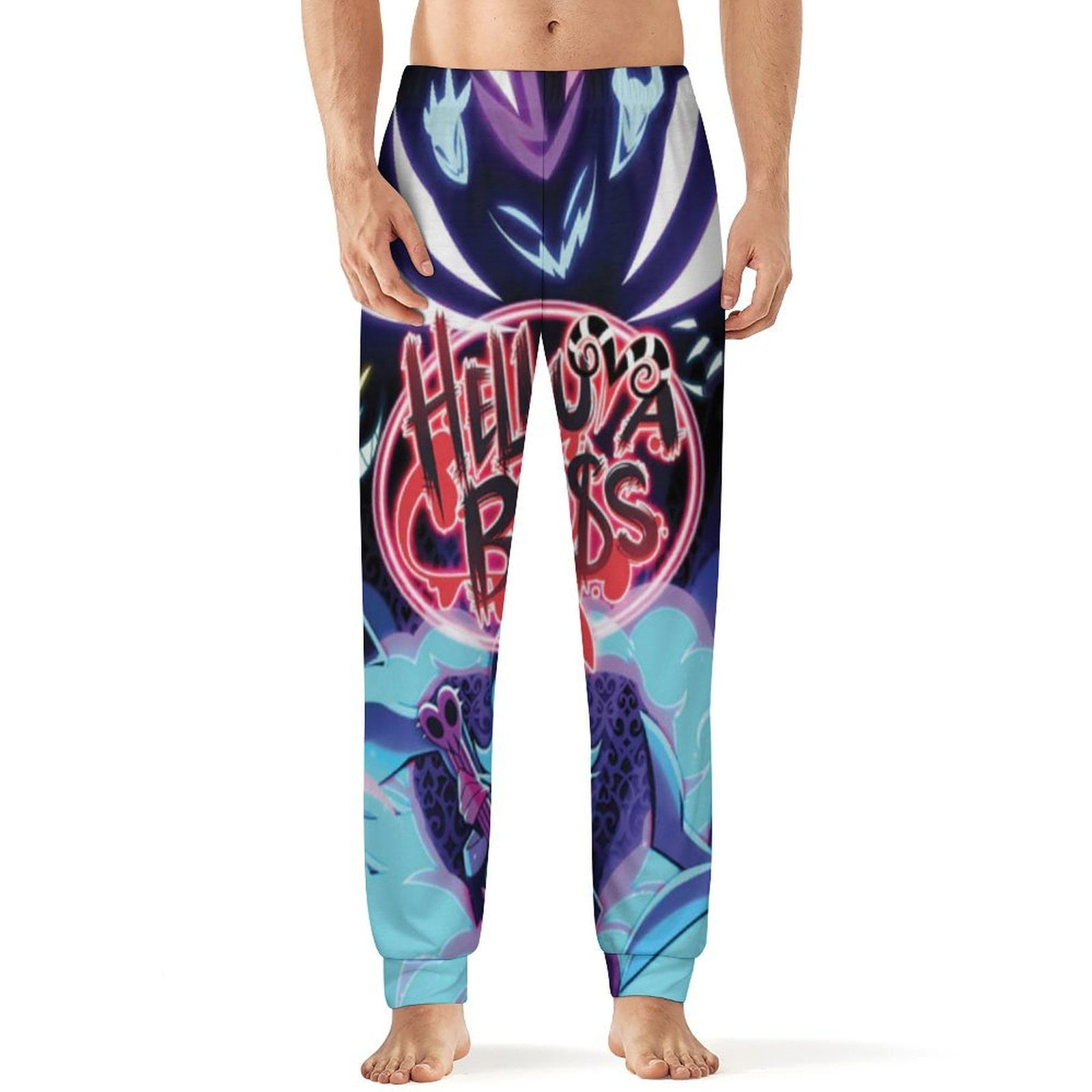 Helluva Boss Men's Lightweight Pajama Pants Soft Lounge Sleep Joggers ...