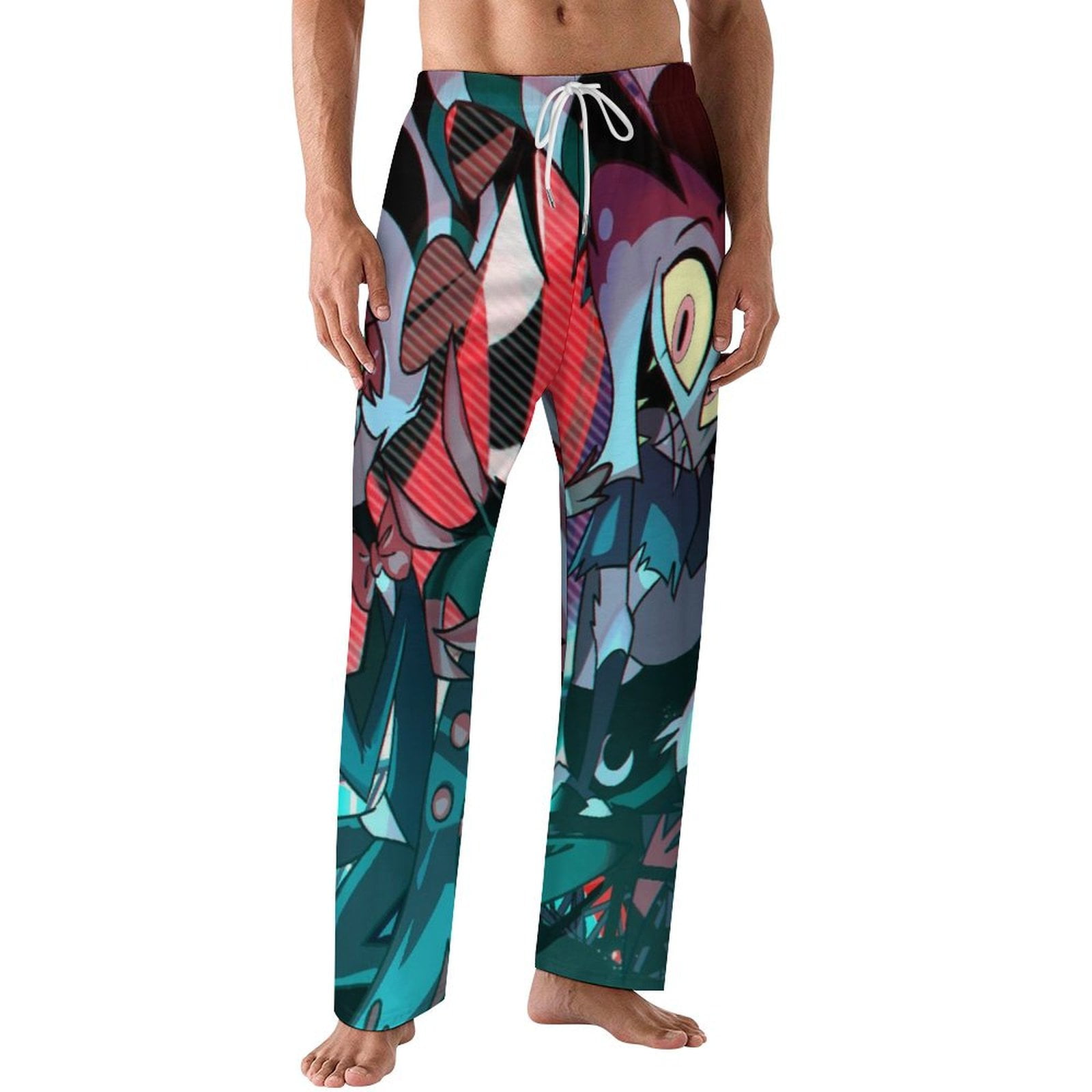 Helluva Boss Men's Pajama Pants Ultra Lightweight Pjs Bottoms Sleepwear ...