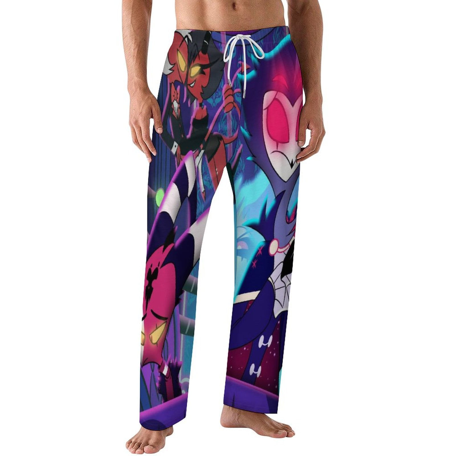 Helluva Boss Men's Pajama Pants Ultra Lightweight Pjs Bottoms Sleepwear ...