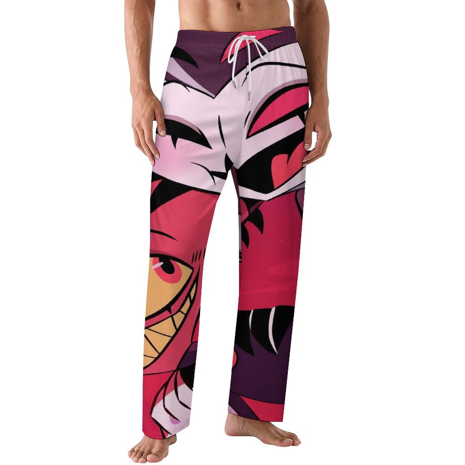 Helluva Boss Men's Pajama Pants Ultra Lightweight Pjs Bottoms Sleepwear ...