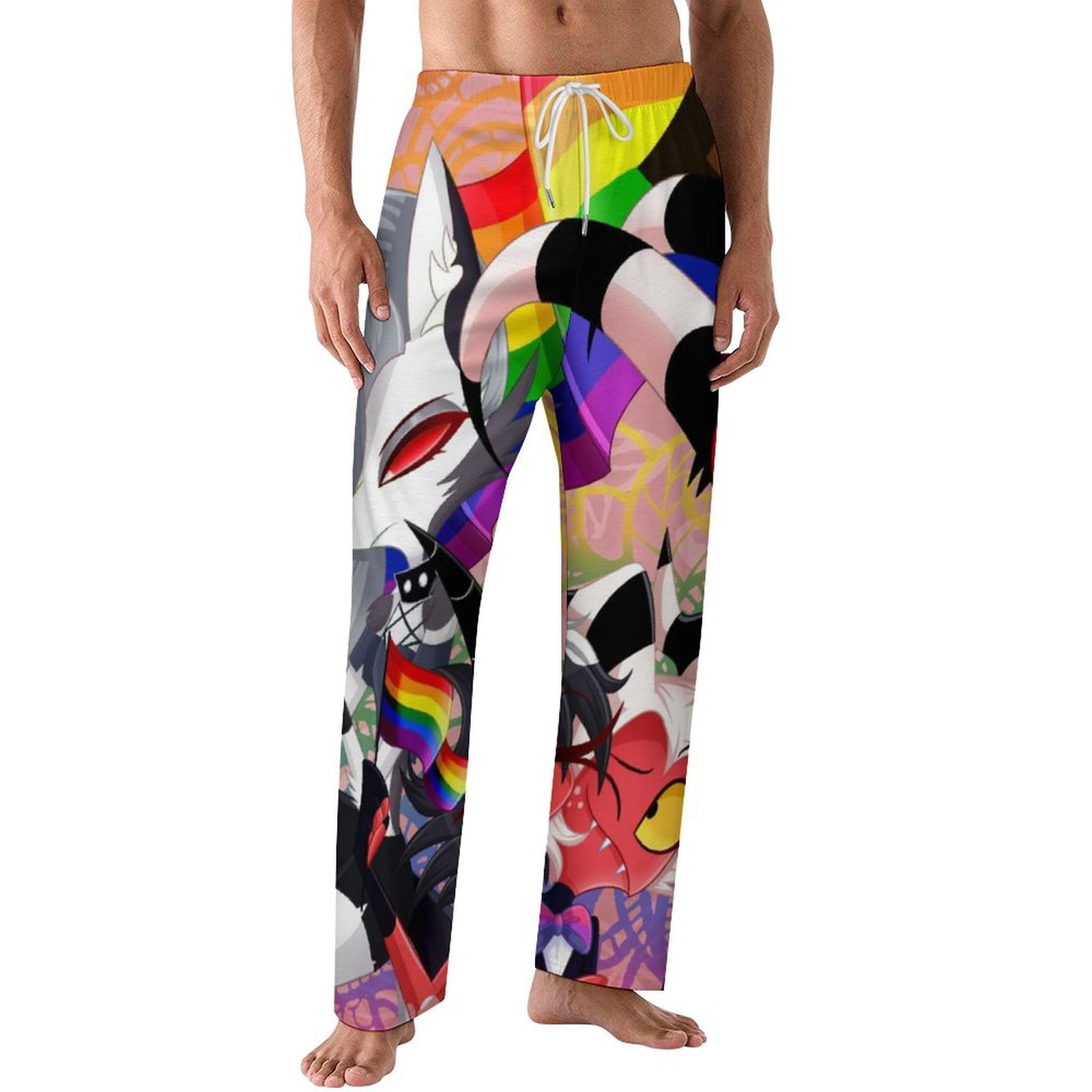 Helluva Boss Men's Pajama Pants Ultra Lightweight Pjs Bottoms Sleepwear ...