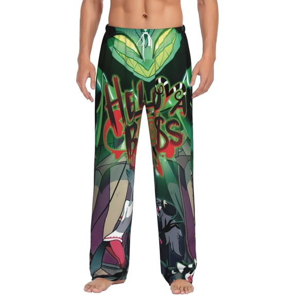 Helluva Boss Men's Pajama Pants With Pockets Fashion Cozy Daily Lounge ...