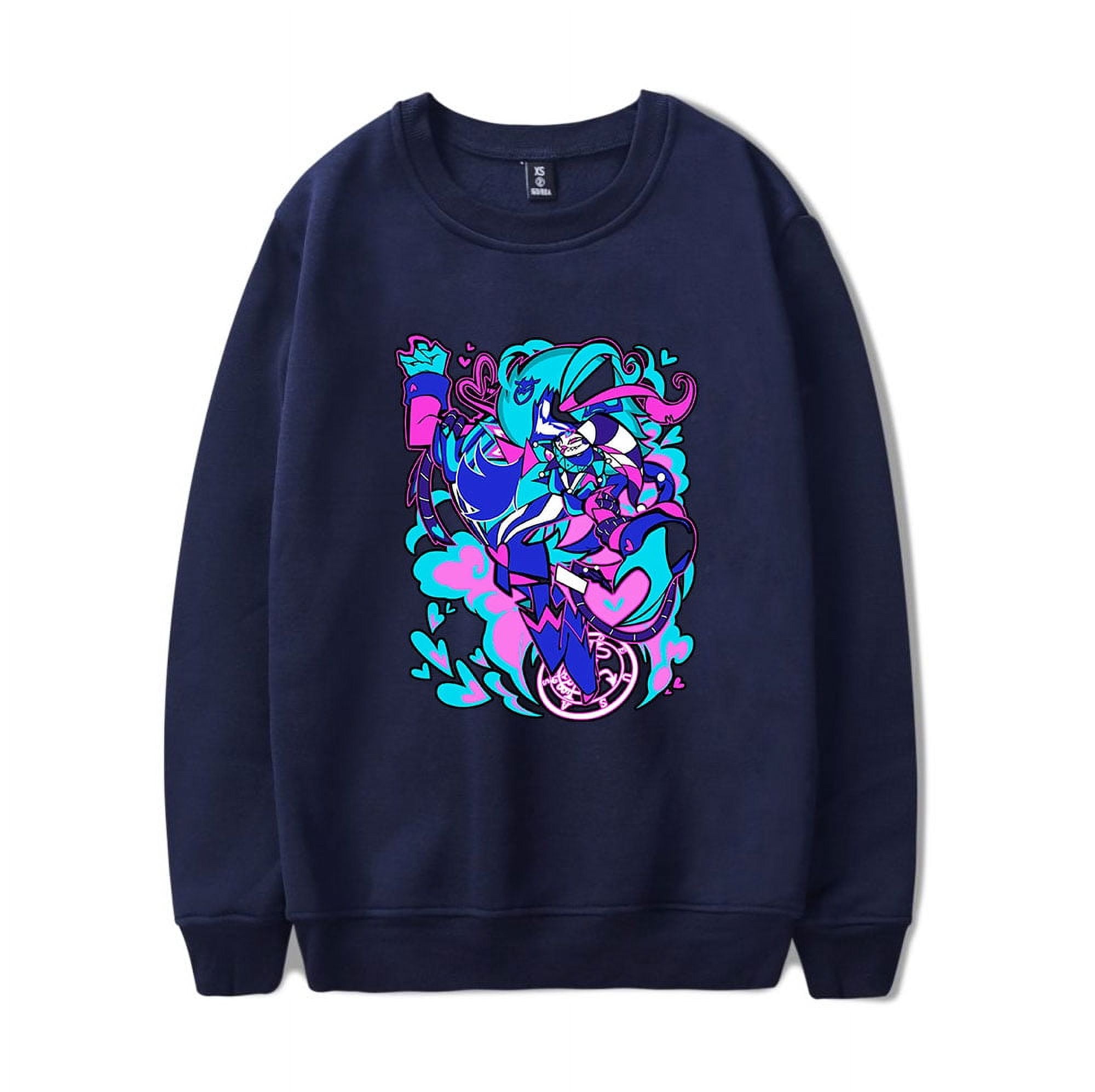 Helluva Boss Merch Ozzie and Fizzarolli Crewncek Sweatshirt Merch ...