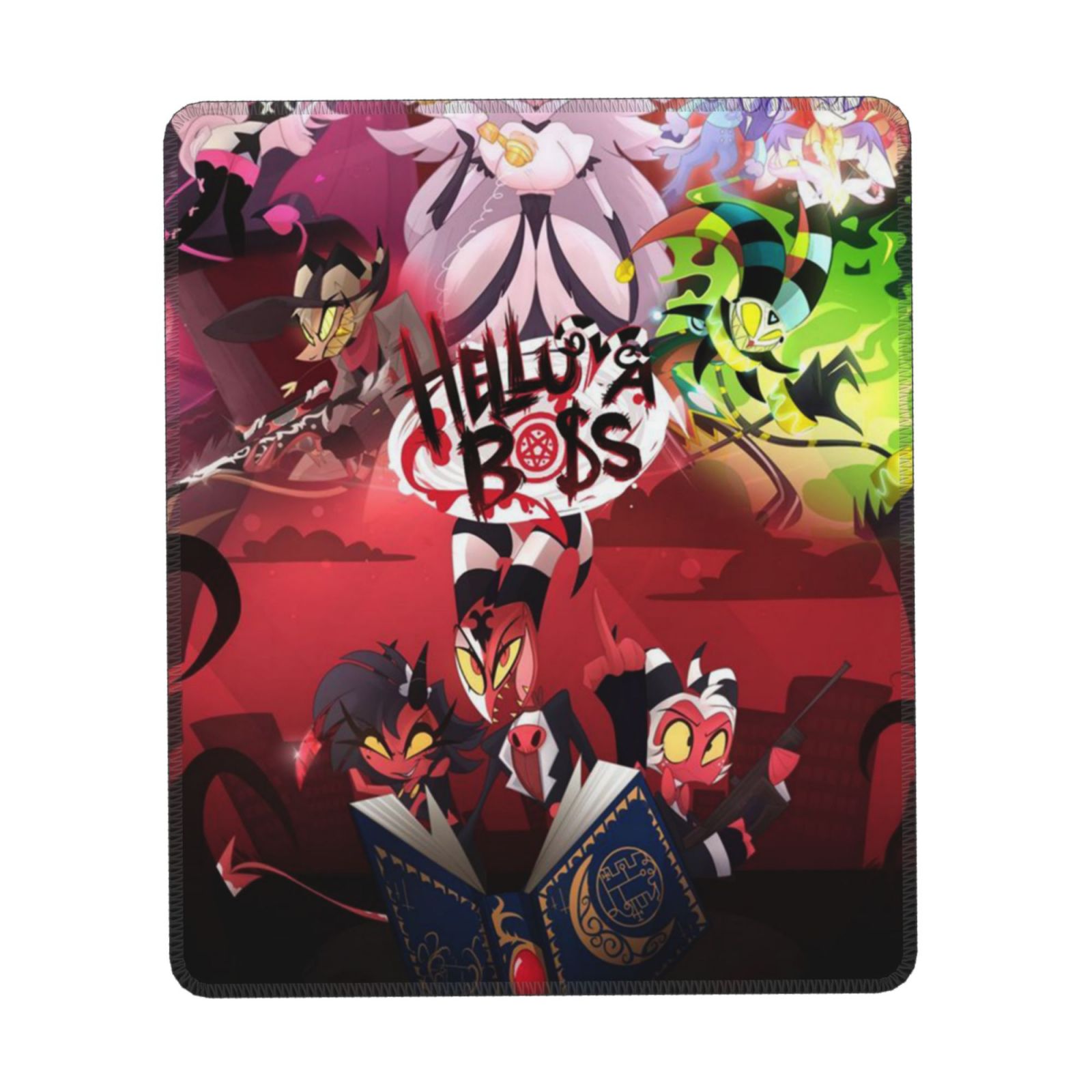 Helluva Boss Mouse Pad Non-Slip Rubber Desktop Mousepads 10 X 12 Inch ...