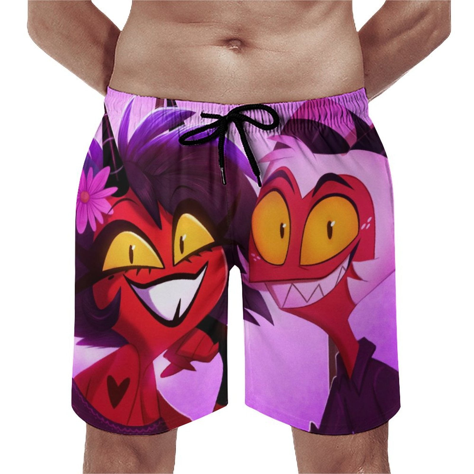 Helluva Boss Moxxie Millie Men's Swim Trunks Quick Dry Beach Board ...