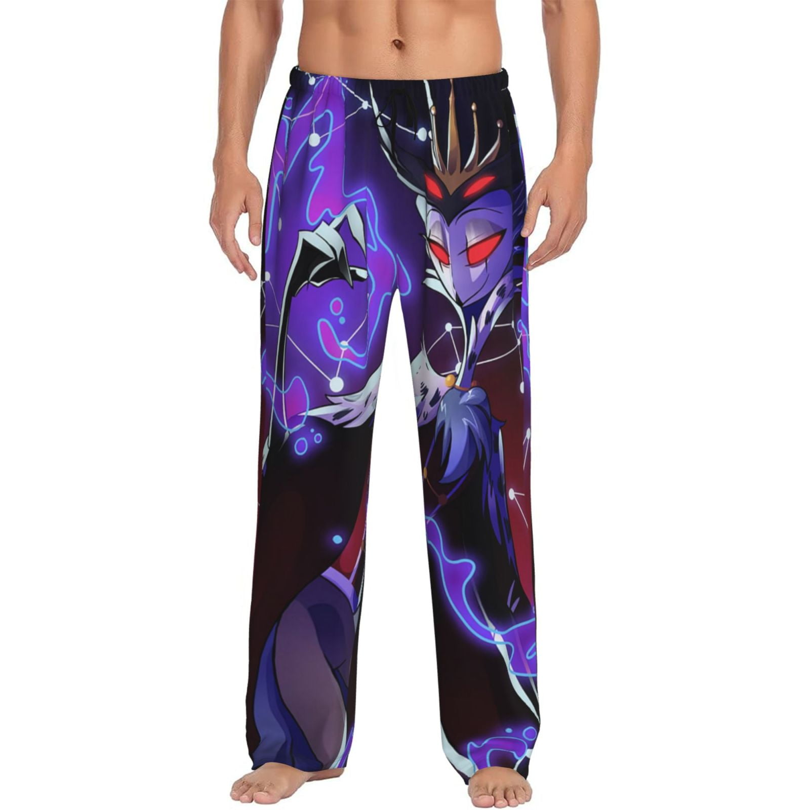 Helluva Boss Pajama Pants for Men, Super Soft All over Print Lounge ...