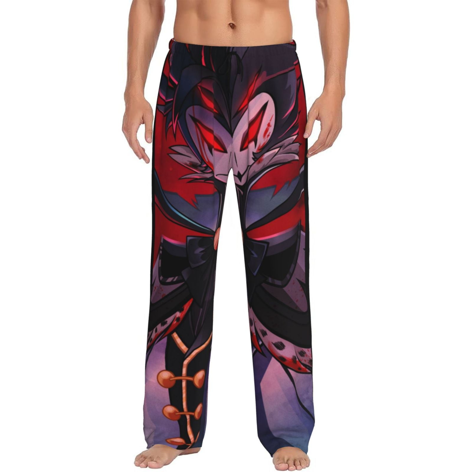 Helluva Boss Pajama Pants for Men, Super Soft All over Print Lounge ...