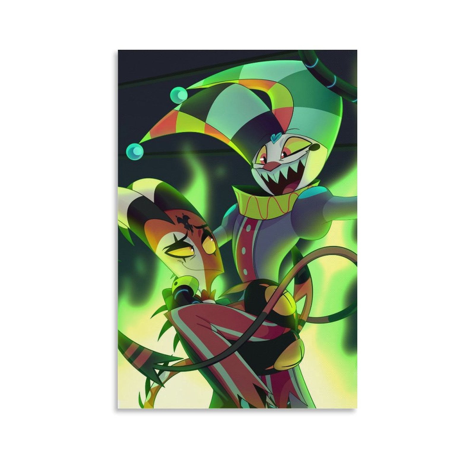 Helluva Boss Poster Fizzarolli And Blitzo Poster Cool Artworks Painting ...