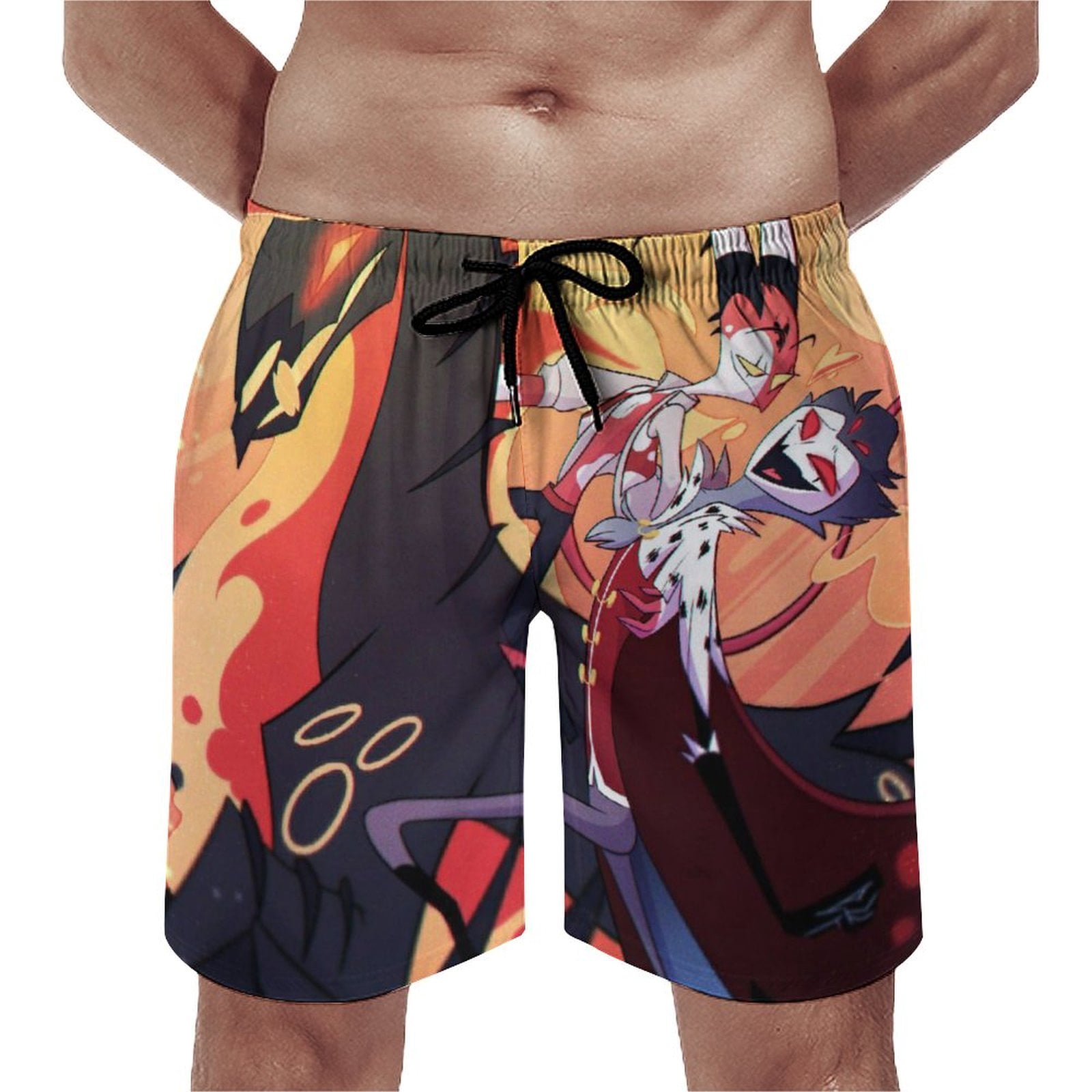 Helluva Boss Poster Men's Swim Trunks Quick Dry Beach Board Shorts ...