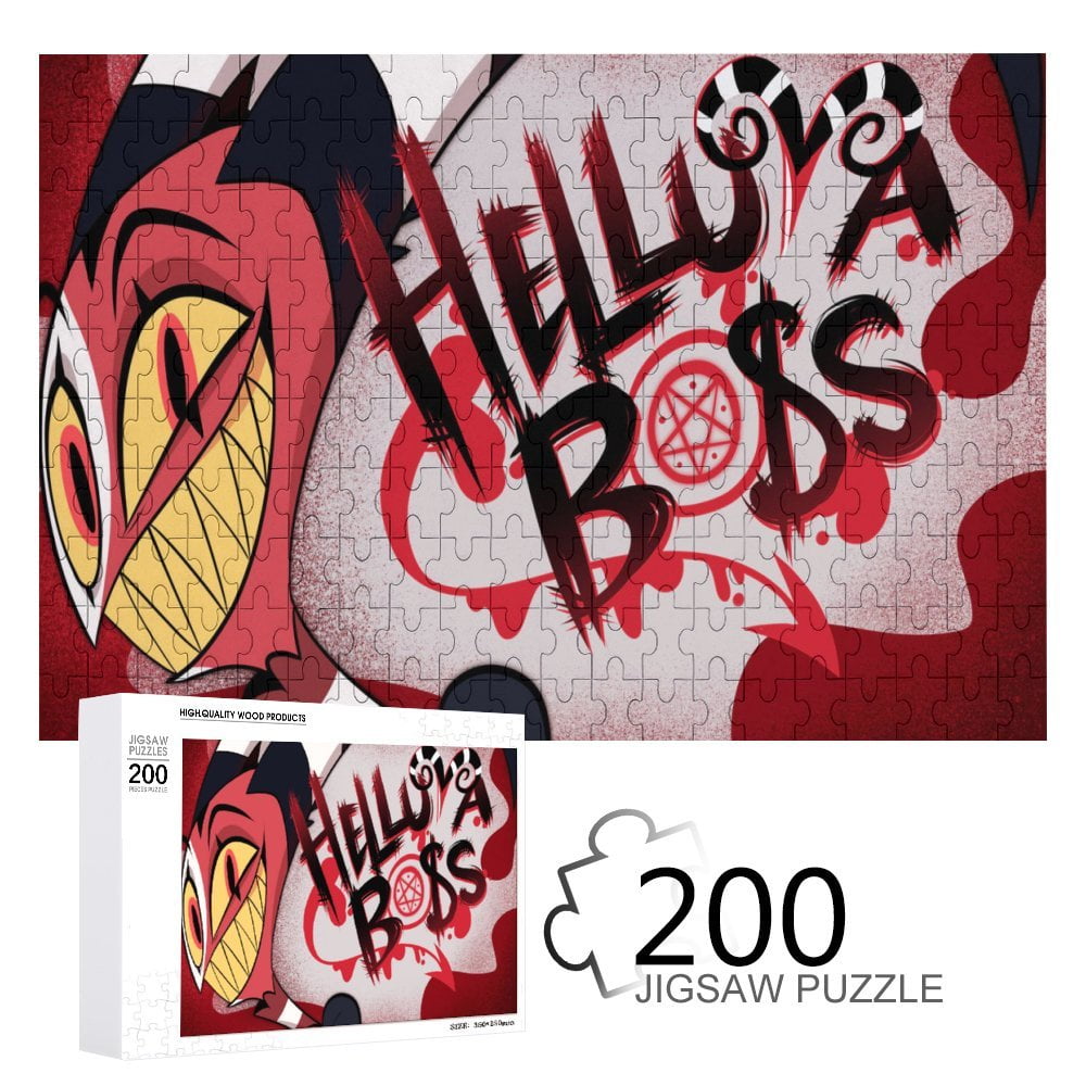 Helluva Boss Puzzle For Adults & Kids - 200 Piece Jigsaw Puzzle ...