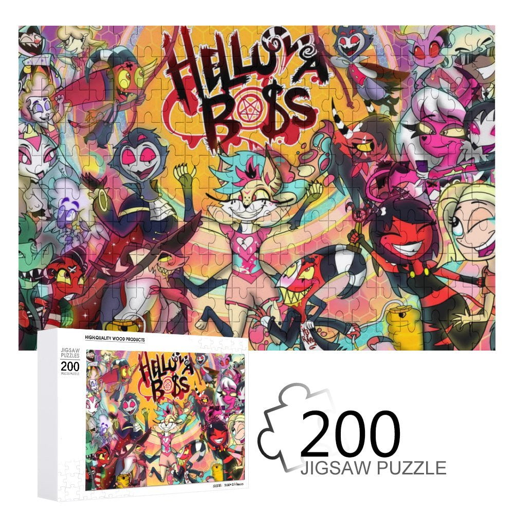 Helluva Boss Puzzle For Adults & Kids - 200 Piece Jigsaw Puzzle ...