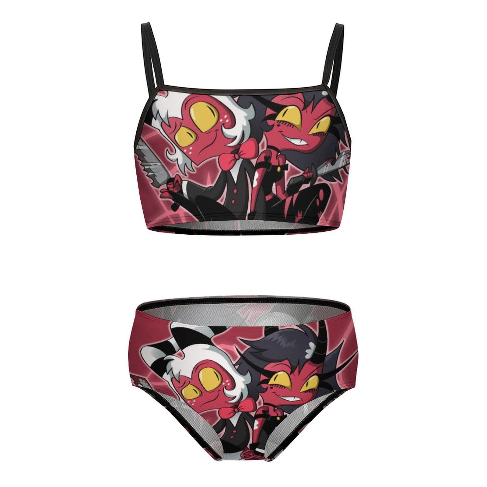 Helluva Boss Roles Children's Swimsuit Girl's Swimwear 2 Piece Bikini ...