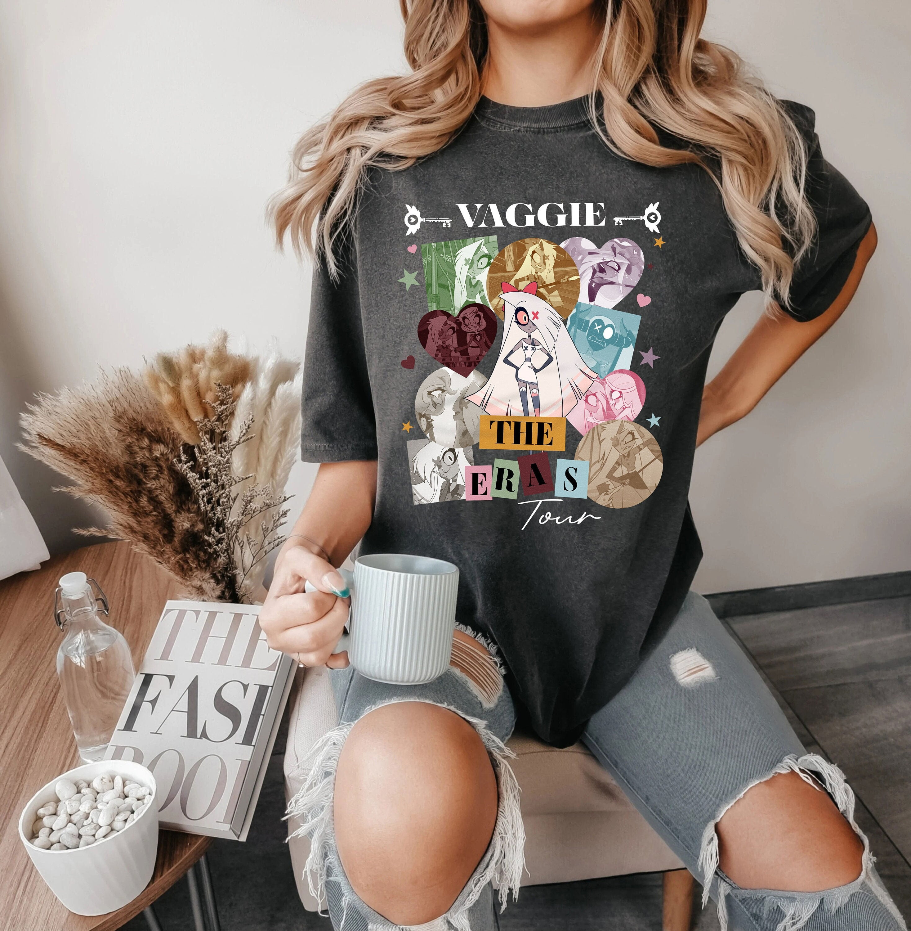 Helluva Boss Shirt Vaggie the Era's Tour Shirt, Cartoon Characters ...