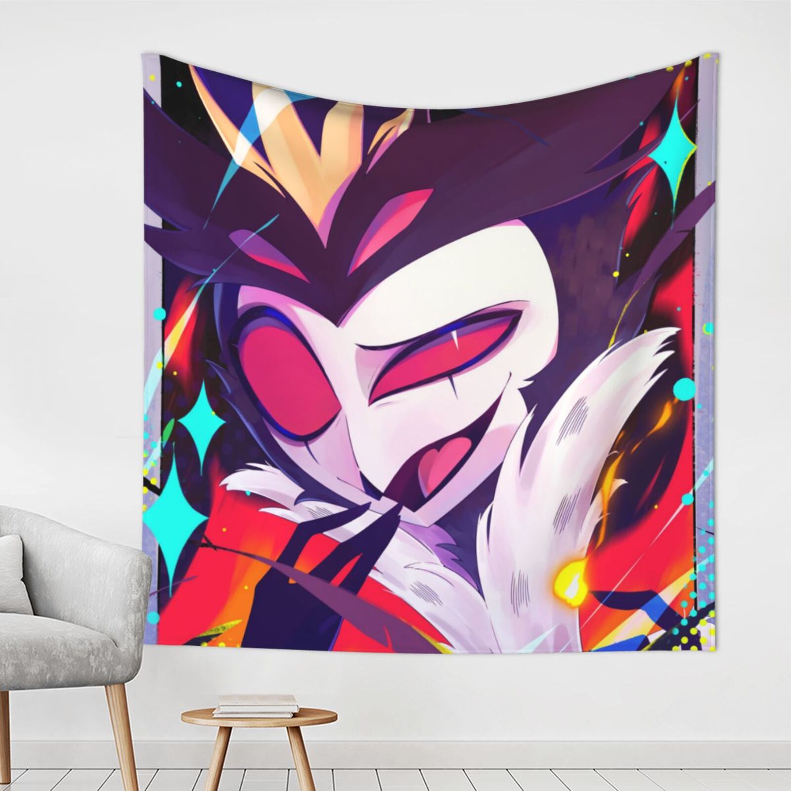 Helluva Boss Stolas Demon Tapestry Decoration Wall Hanging Tapestries ...