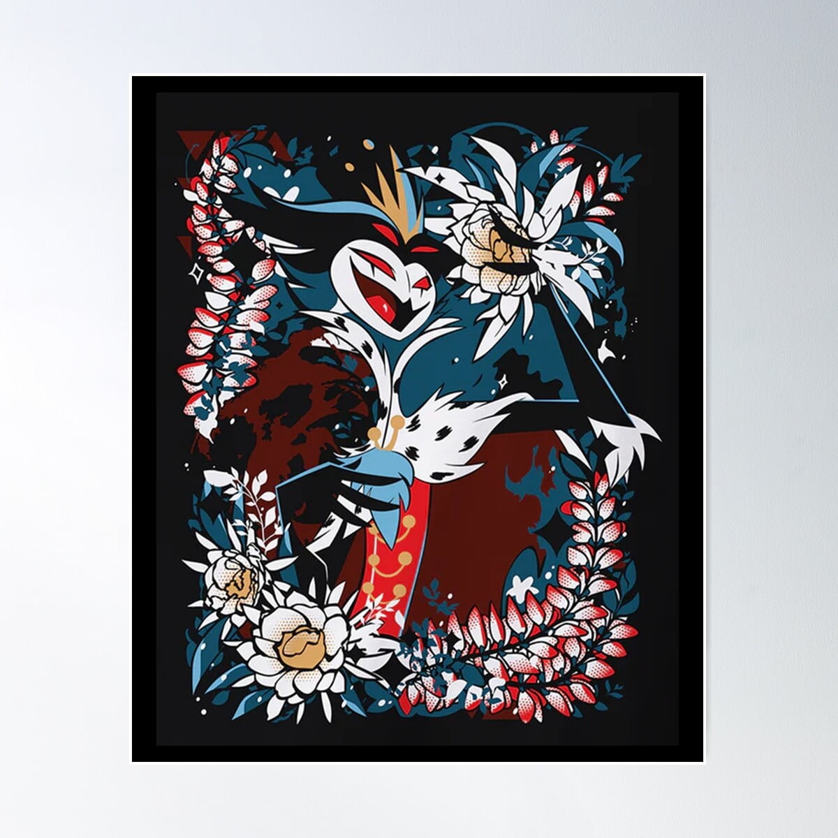 Helluva Boss Stolas Poster Wall Art, Modern Wall Decor For Living Room ...