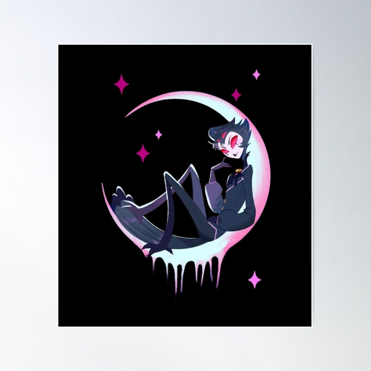 Helluva Boss Stolas Poster Wall Art, Modern Wall Decor For Living Room ...