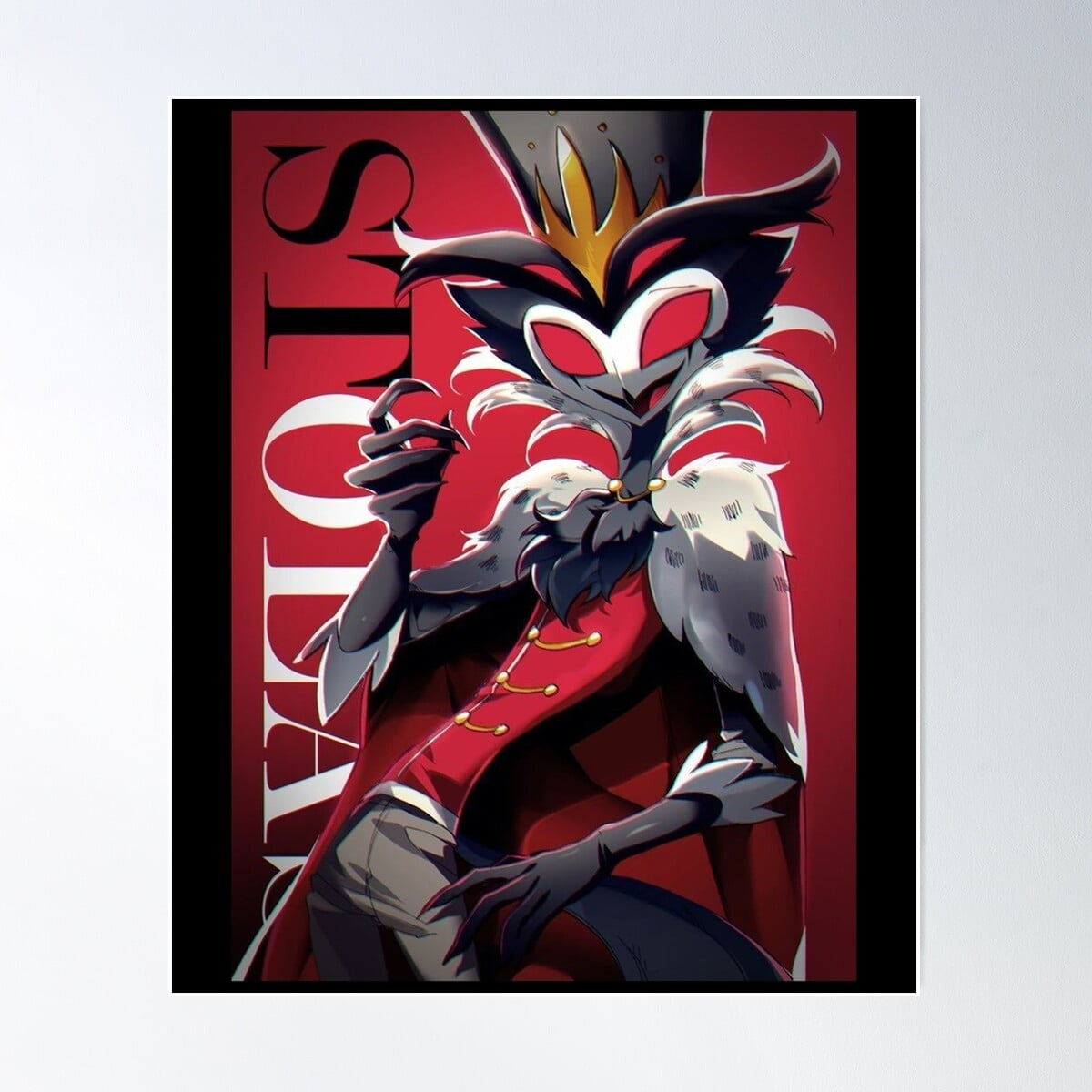 Helluva Boss - Stolas Poster Wall Art, Modern Wall Decor For Living ...