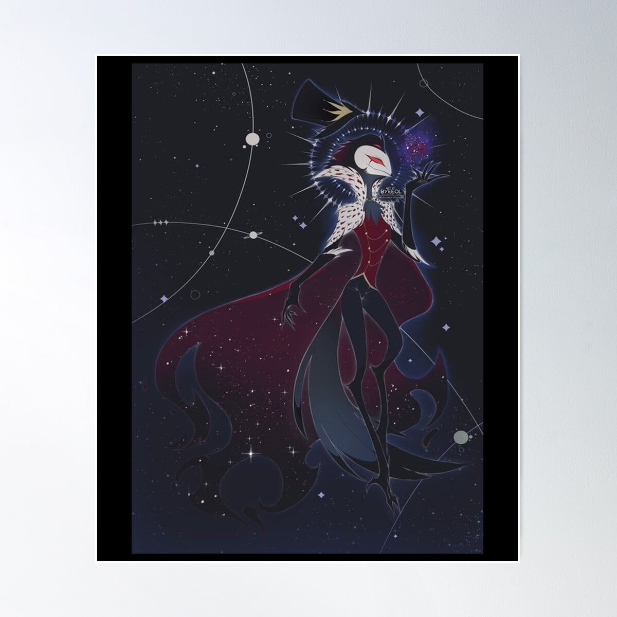 Helluva Boss Stolas Poster Wall Art, Modern Wall Decor For Living Room ...