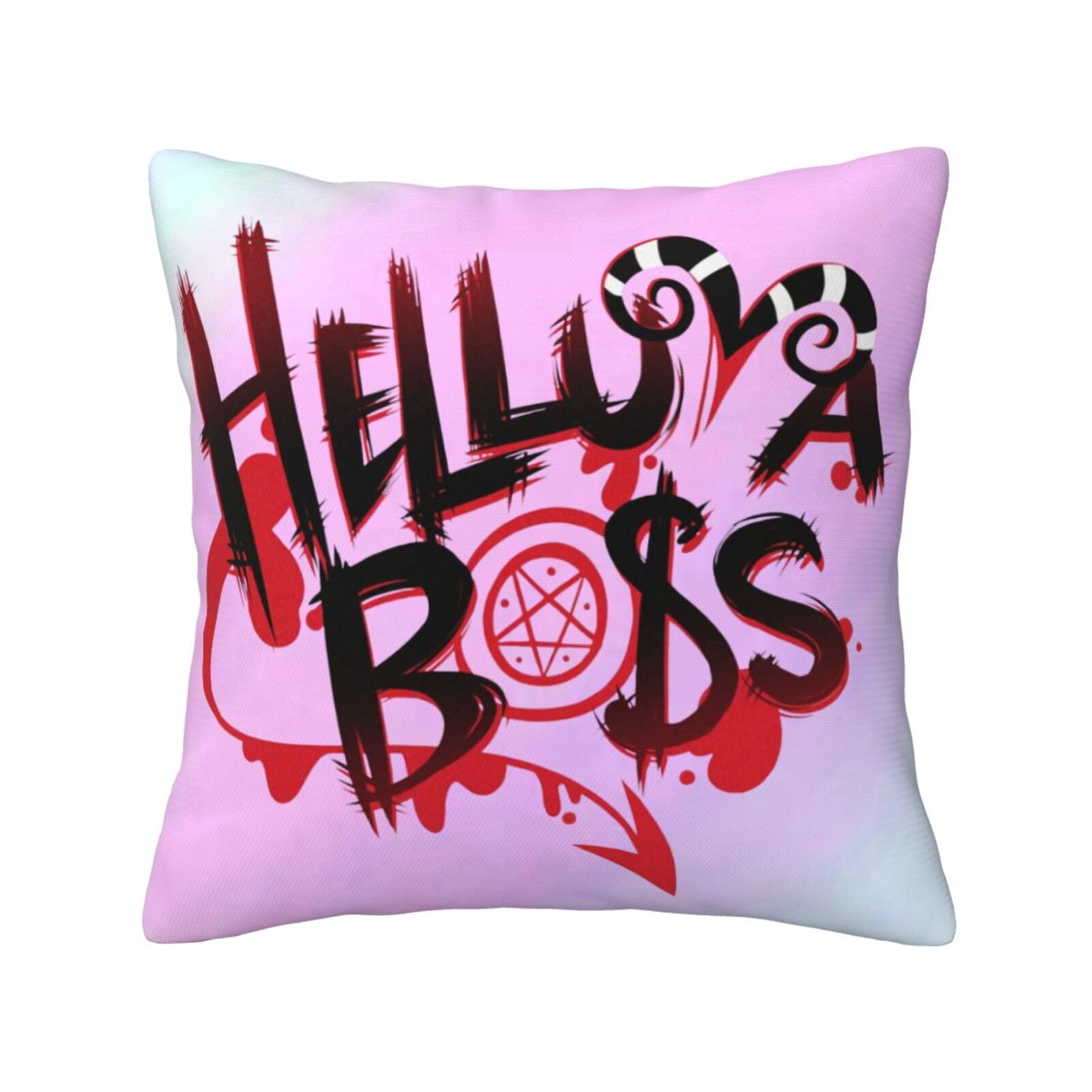 Helluva Boss Throw Pillow Covers 20"X20" Decorative Soft Pillowcases ...