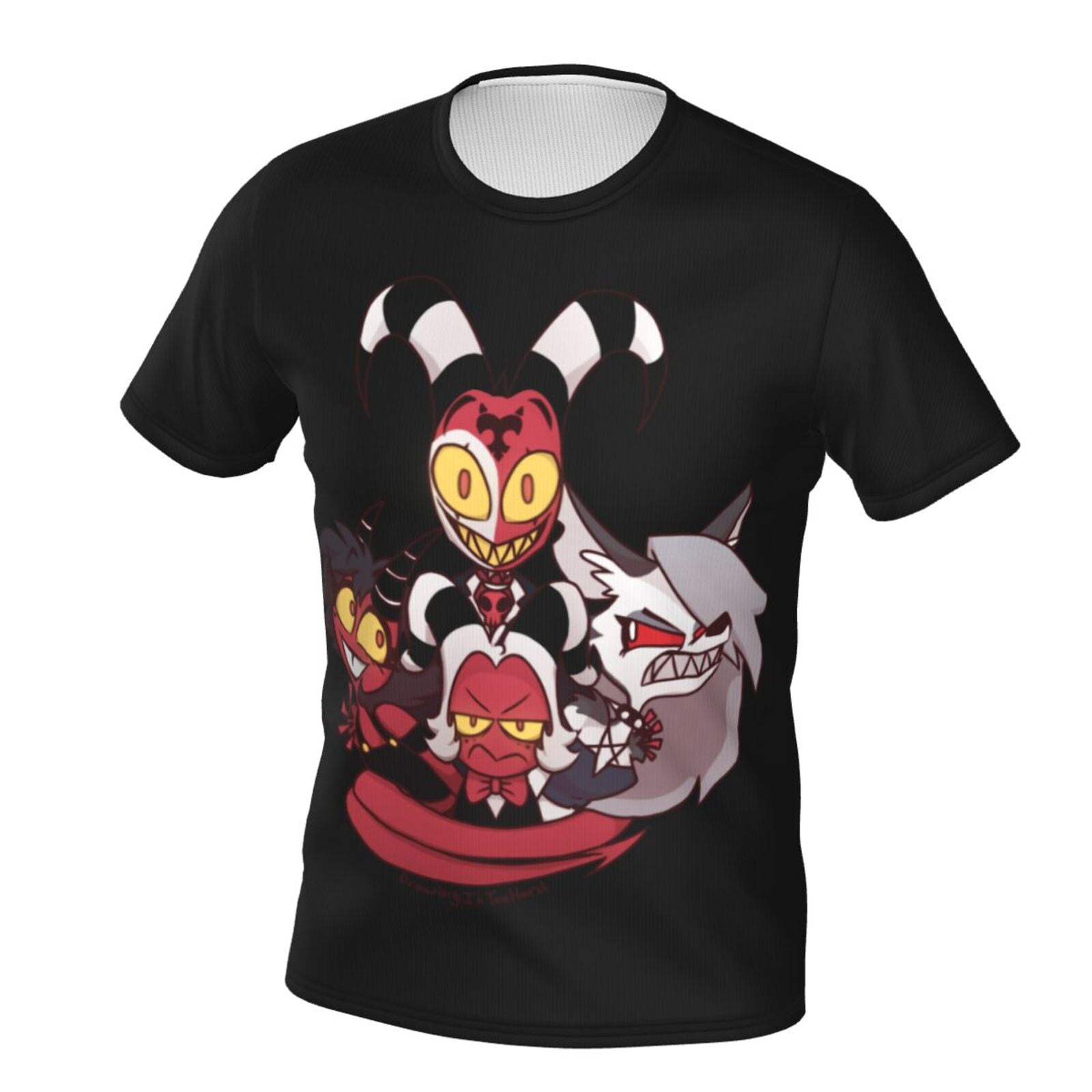 Helluva Boss Unisex 3d Pattern Printed Short Sleeve T-Shirts Casual ...