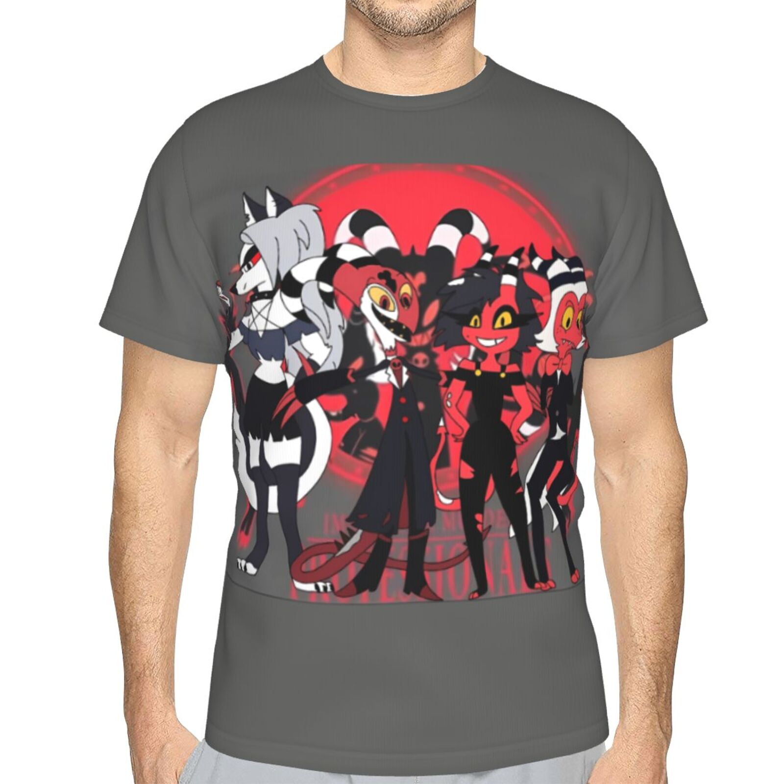 Helluva Boss Unisex 3d Pattern Printed Short Sleeve T-Shirts Casual ...