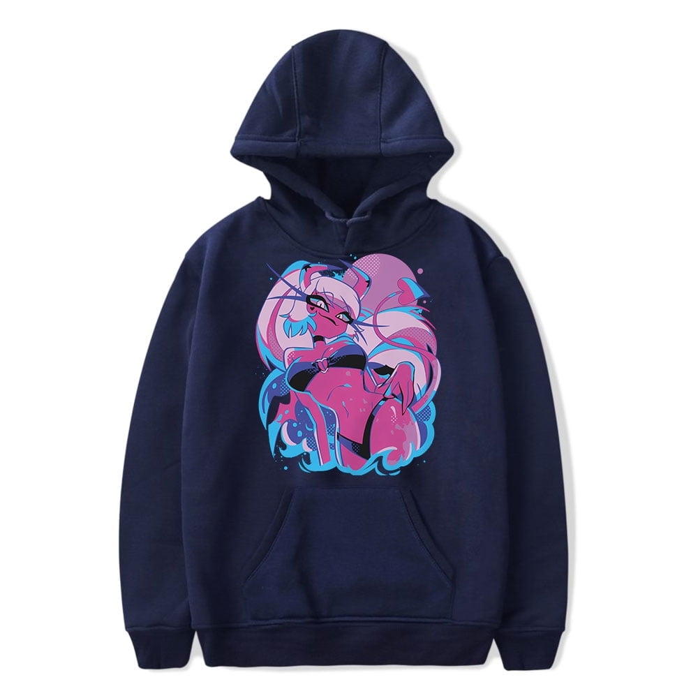 Helluva Boss Verosika Summer Splatter Hoodie Unisex Hooded Sweatshirt ...