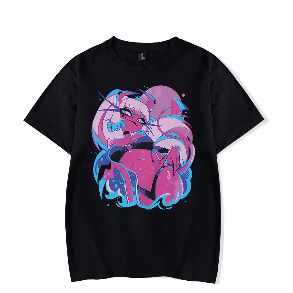 Helluva Boss Verosika Summer Splatter T-Shirt Men/Women Streetwear T ...