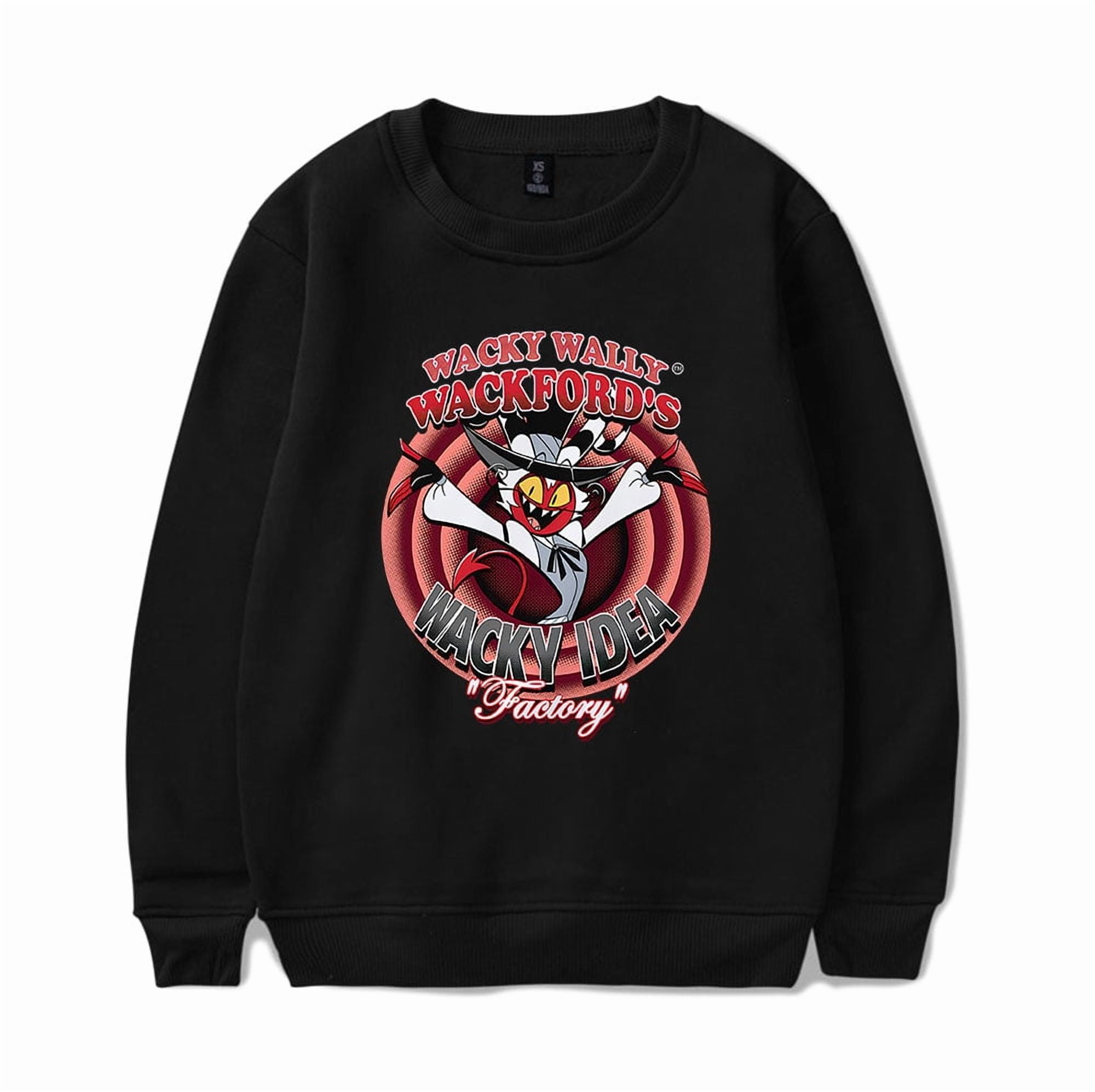 Helluva Boss Wacky Idea Factory Crewneck Sweatshirt Merch Casual ...