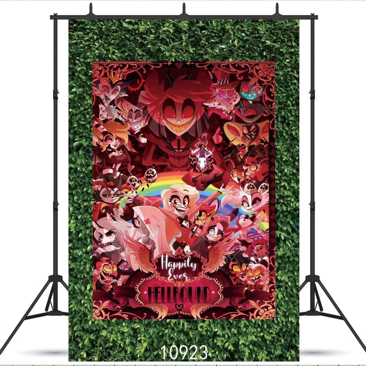 Helluva Boss school Wall Decor Birthday Banner Backdrop Background ...