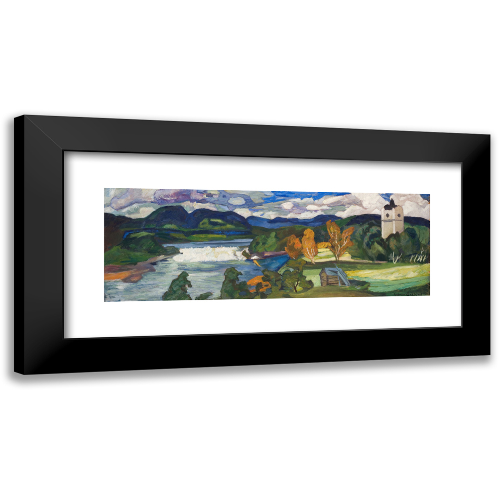 Helmer Osslund 24x11 Black Modern Framed Museum Art Print Titled - View ...