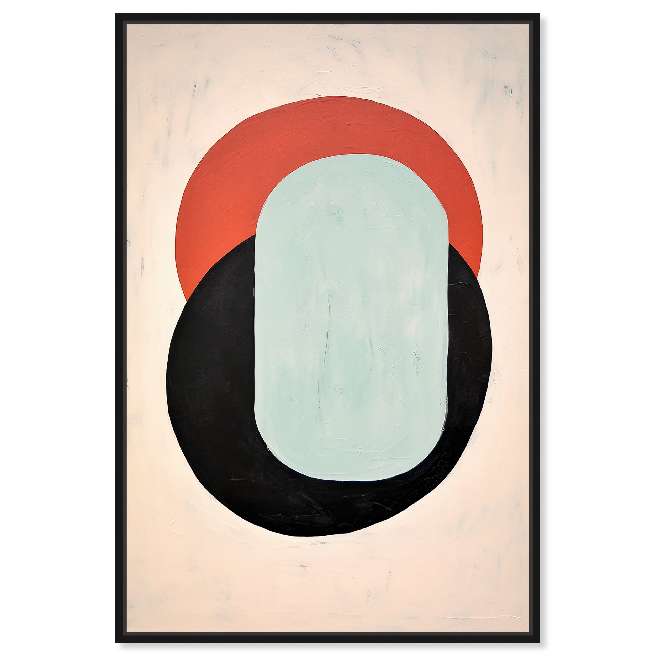 Helmet Abstraction Retro Contemporary Abstract Canvas Wall Art by ...