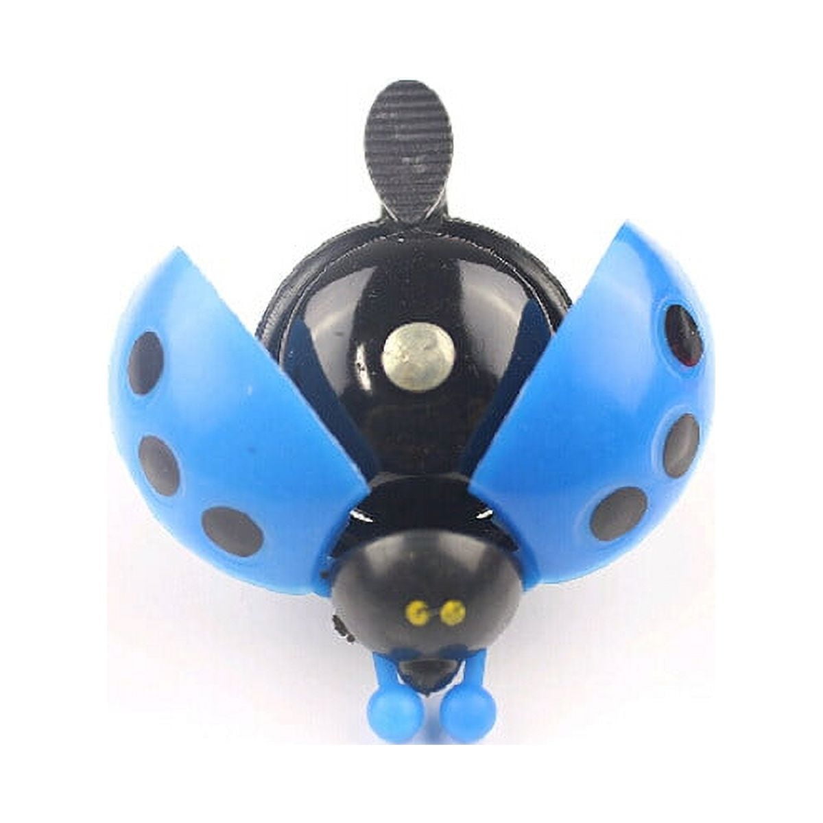 WRISTBIQUE Kids Bike Bell Sound Cartoon Design Ladybug Shaped Bike Bell Horn Blue 1Set 3.5x1.8x2 ...