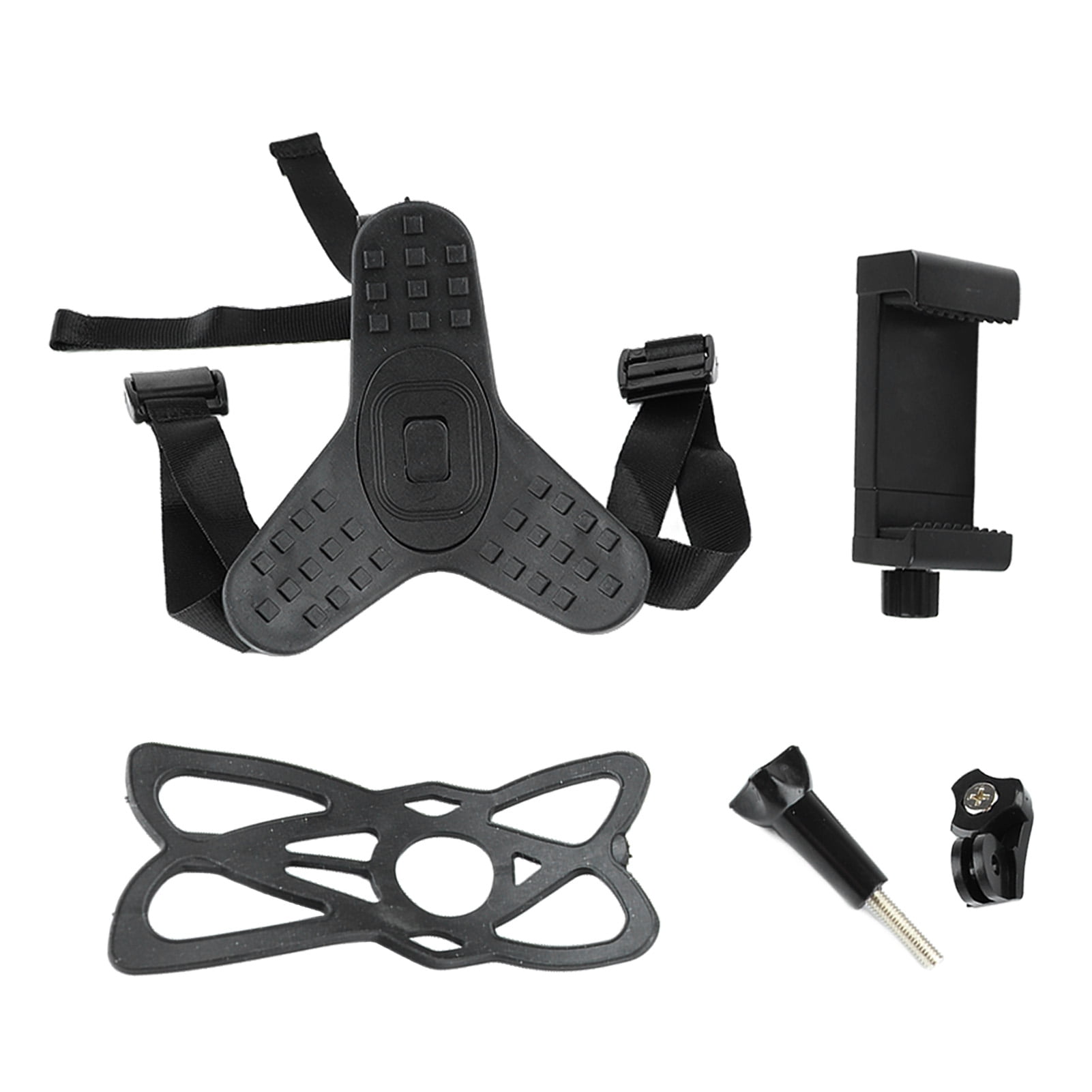 Helmet Chin Mount Lightweight Soft Silicone Helmet Strap Holder ...