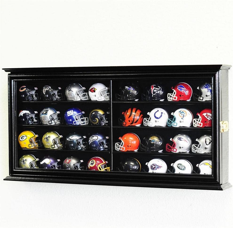 Helmet Display Case Cabinet Holders Rack Protection - Walmart.com