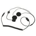 Helmet Headset Microphone Portable Dynamic Noise Reduction 2 Meters Extension Cord Full Face