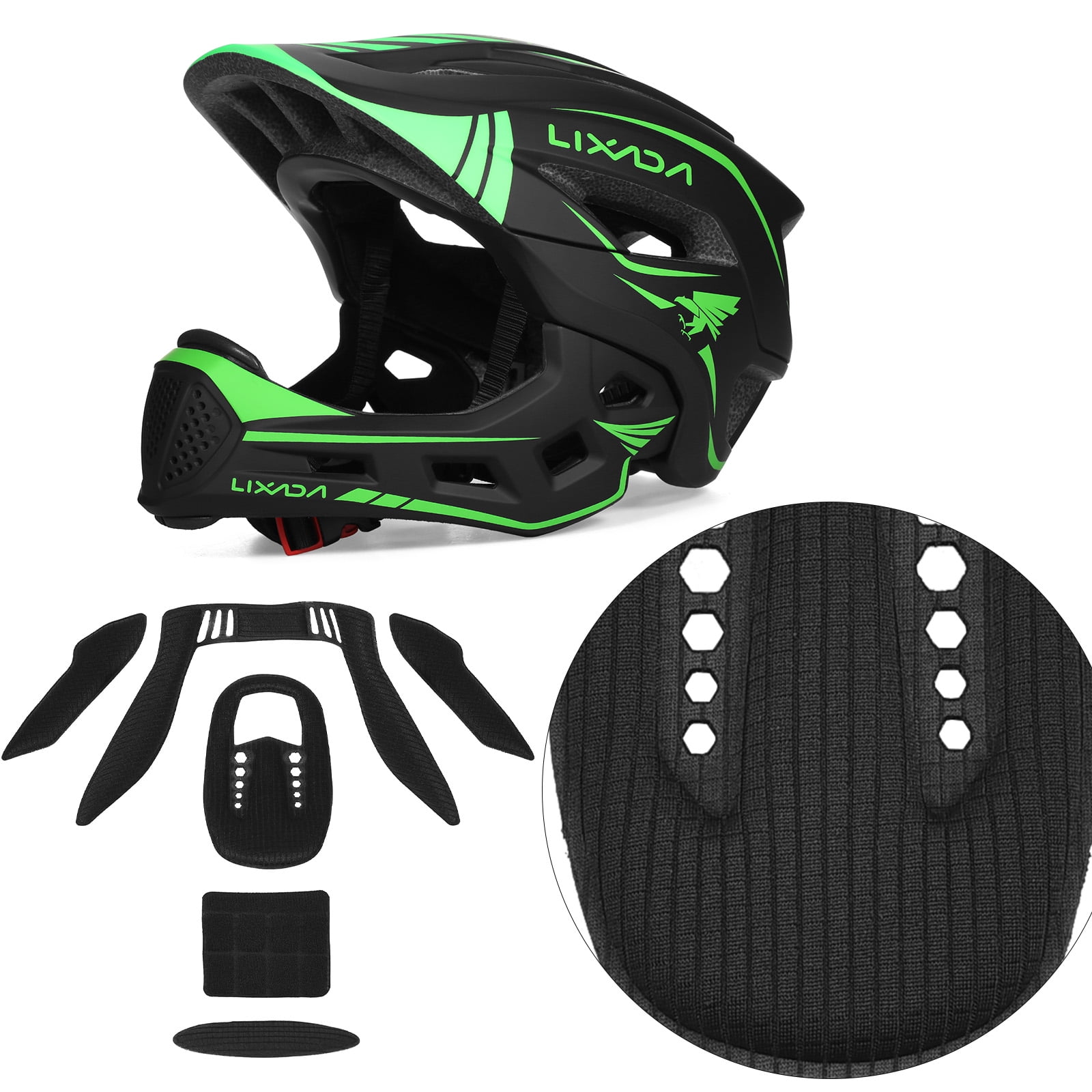 Helmet Kids Detachable Full Face Helmet Children Sports Safety Helmet ...