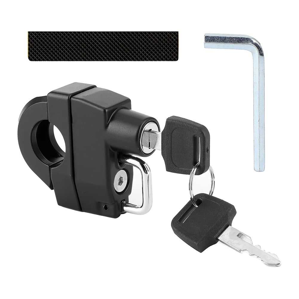 Helmet Lock Motorcycle Helmet Lock With Keys For Handlebars Motorcycles ...