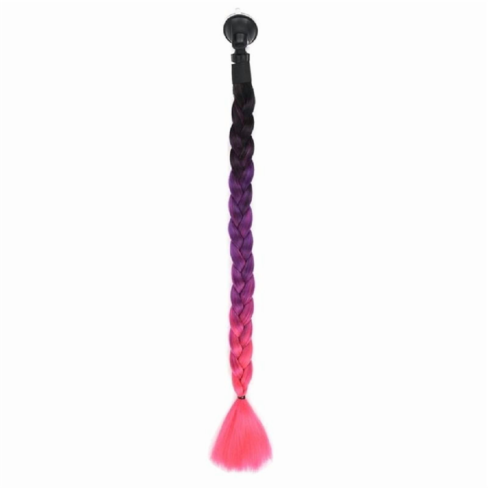 Helmet Pigtail Motorcycle- Helmet Ponytail Bikes Helmet Braids Hair ...