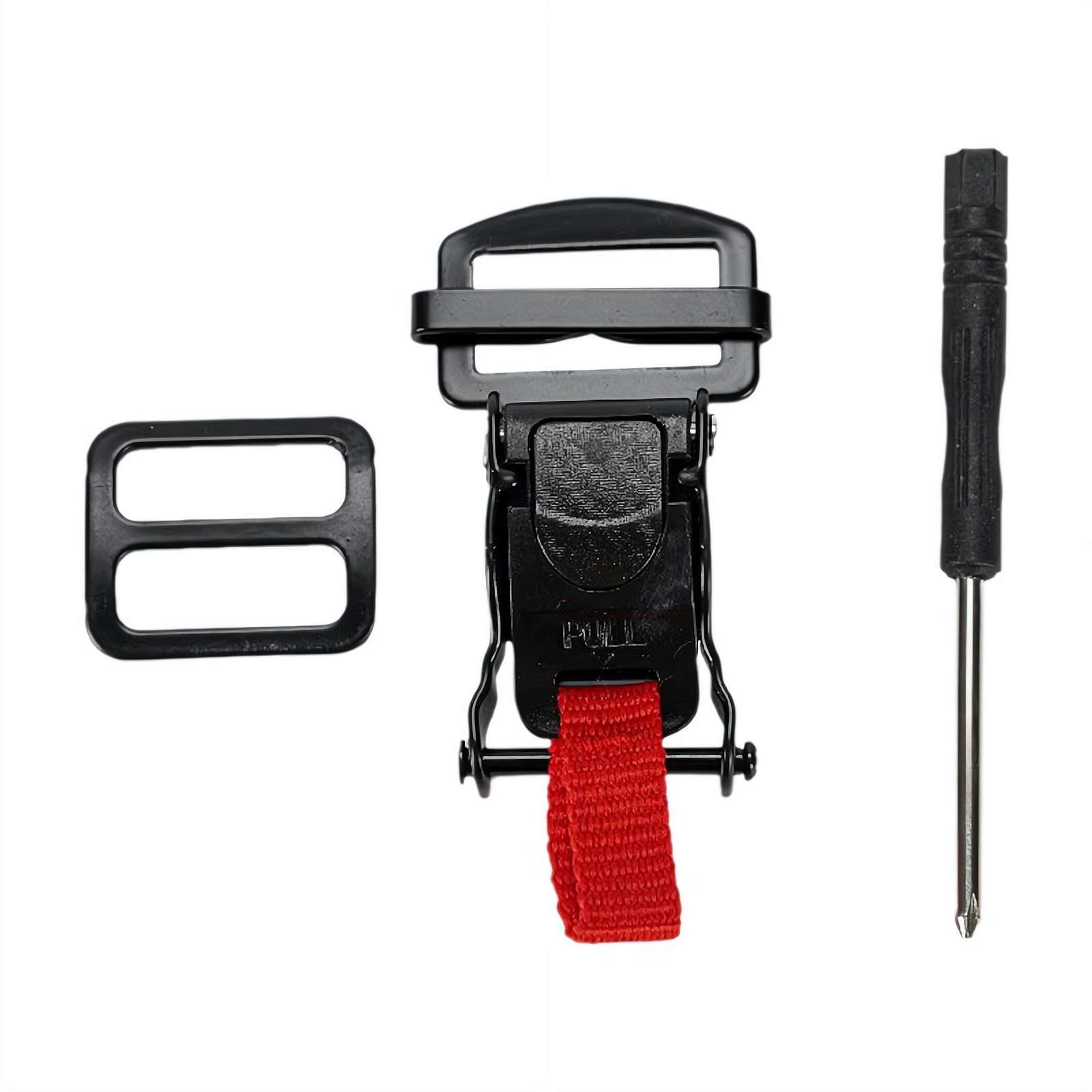 Helmet Quick Release Buckle Replacement Kit, All Stainless Steel ...