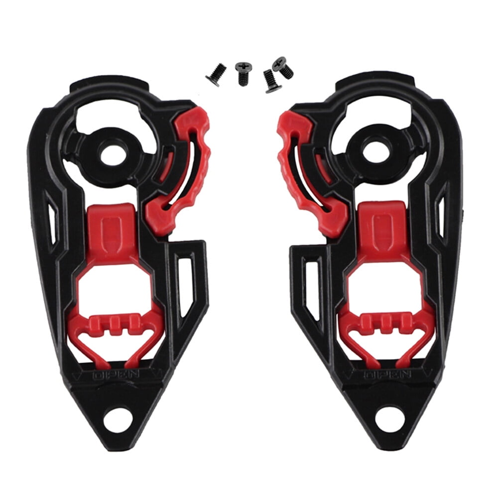 Helmet Shield Visor Gear Plate Set, 1 Pair Motorcycle Helmet Visor Base ...