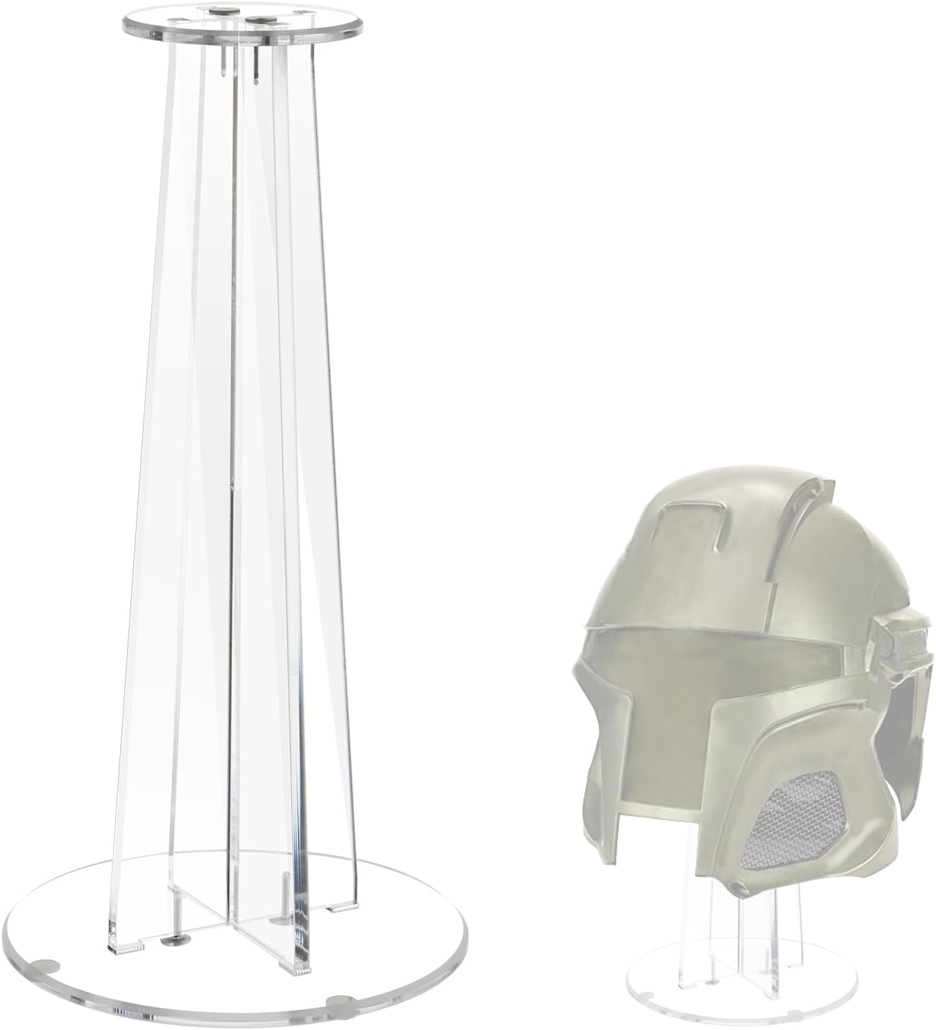 Helmet Stand Acrylic Helmet Display Stand Desktop Helmet Collectible ...