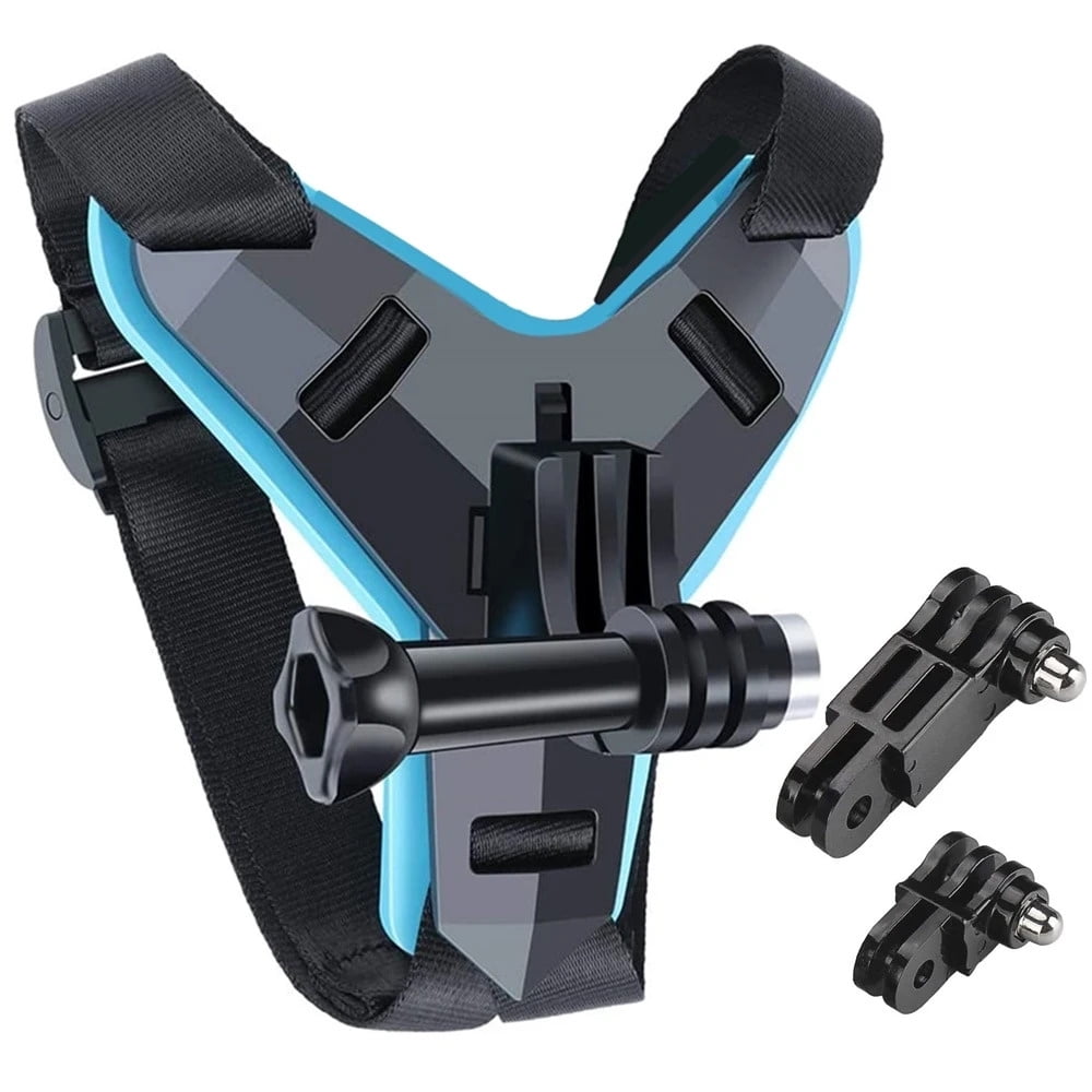 Helmet Strap Mount For Gopro Hero 12 11 10 9 8 7 6 5 4 3 Motorcycle Yi ...